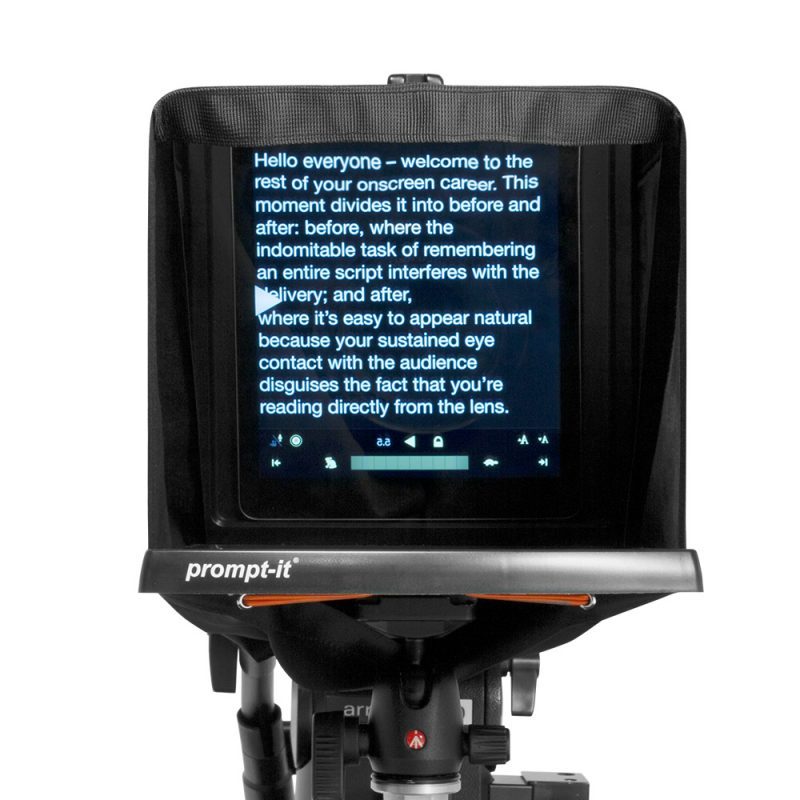 Prompt-it® MAXI - Simple & portable professional teleprompter