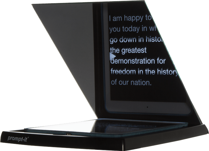 Teleprompter & Autocue systems for perfect presentations