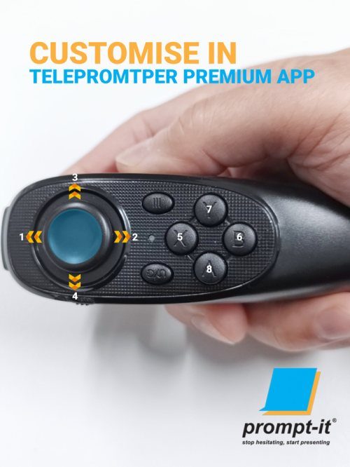 Prompt-it® Remote Control - Prompt-it Teleprompters
